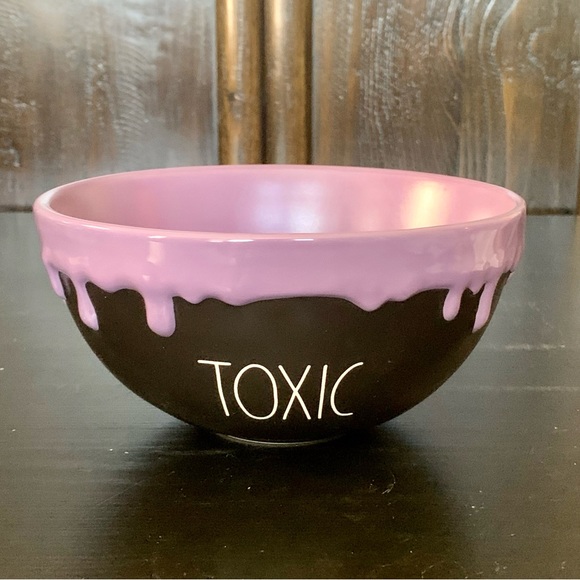 Rae Dunn | Holiday | Toxic Rae Dunn Black With Purple Slime Halloween ...